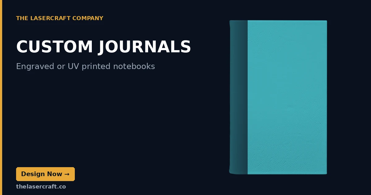 Custom Journals & Notebooks — Branded, Engraved or UV Printed | The ...