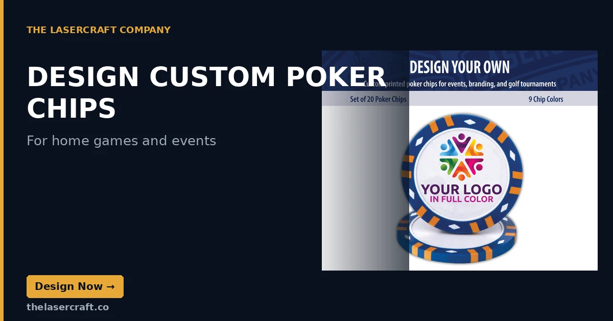 How to Design Custom Poker Chips for Your Home Game | The Lasercraft Co.